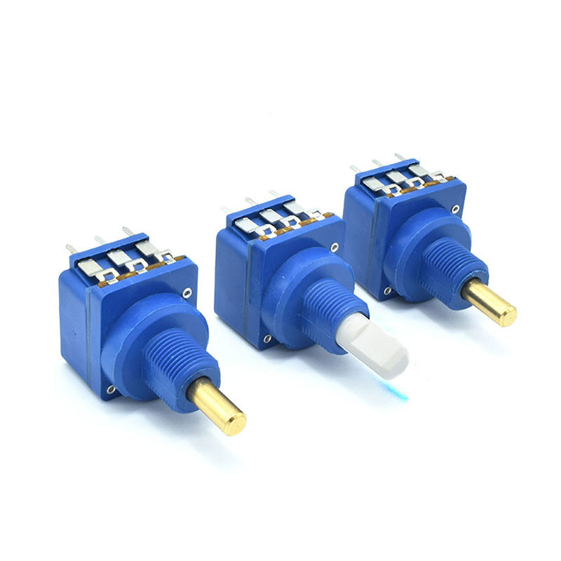 10A Volume Control Type Potentiometer With Push Switch 17mm