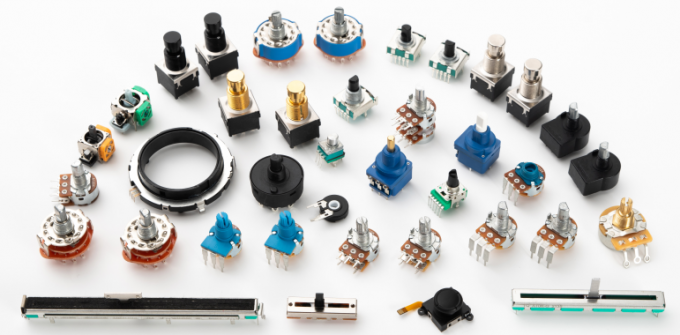 Multi Sections 38mm 24 Position Rotary 500V Continuous Rotary Switch